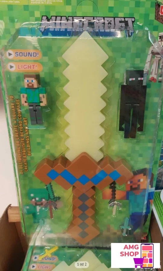 MINECRAFT MAČ-Svetli i Cuje se - MINECRAFT MAČ-Svetli i Cuje se