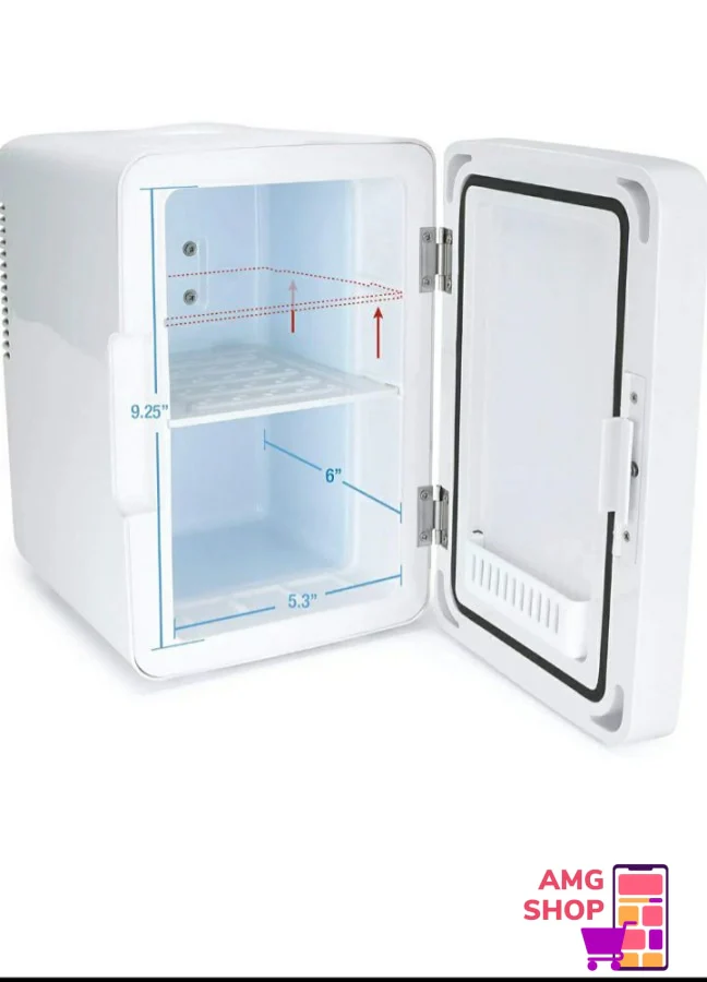 Mini frižider mali sa ogledalom i led svetlom - 220v i 12v - Mini frižider mali sa ogledalom i led svetlom - 220v i 12v