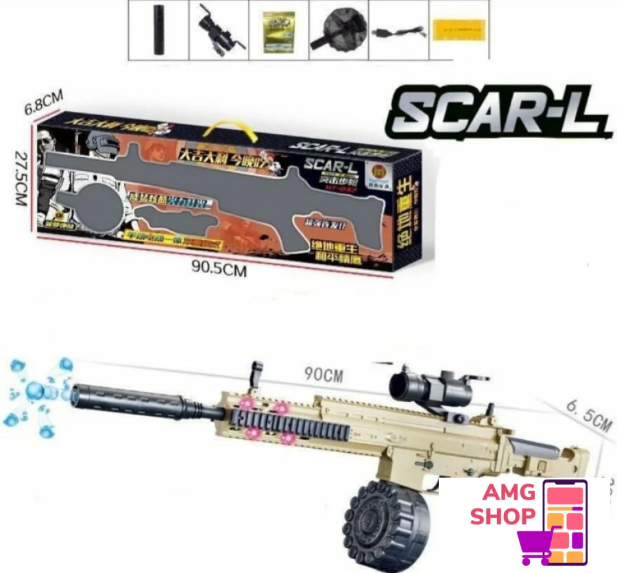 Puška na gel kuglice SCAR-L - Puška na gel kuglice SCAR-L