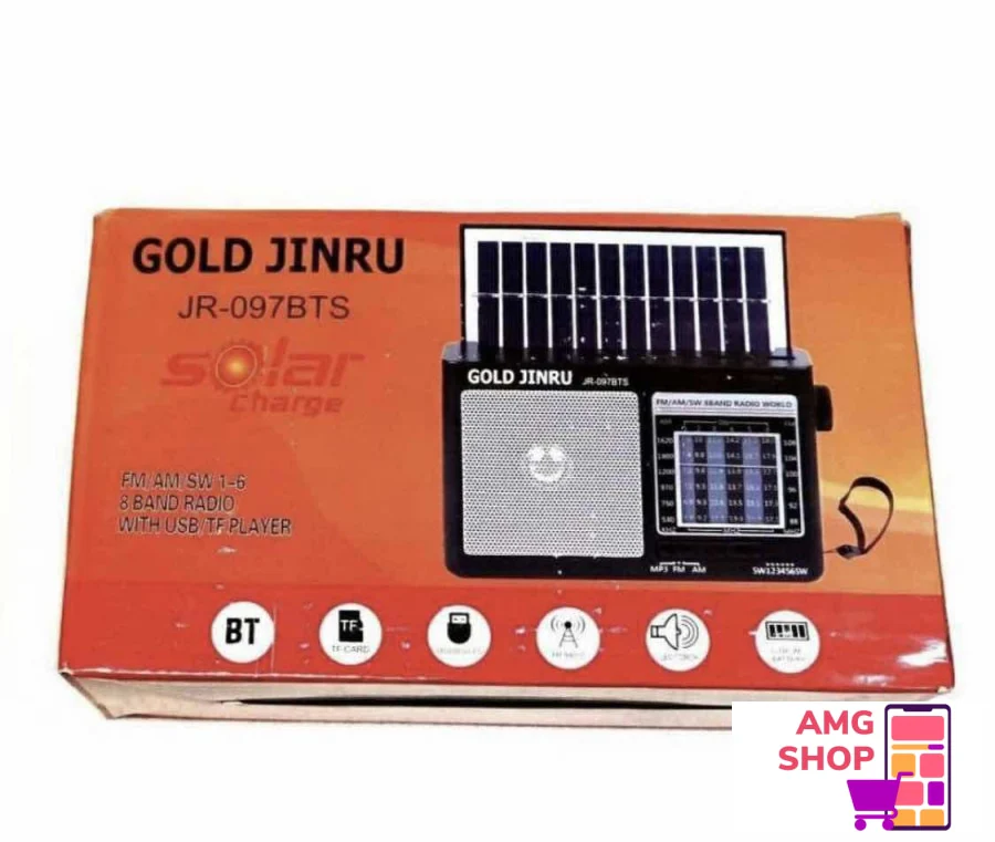 radio tranzistor na baterije - struju i solarno punjenje -BT - radio tranzistor na baterije - struju i solarno punjenje -BT