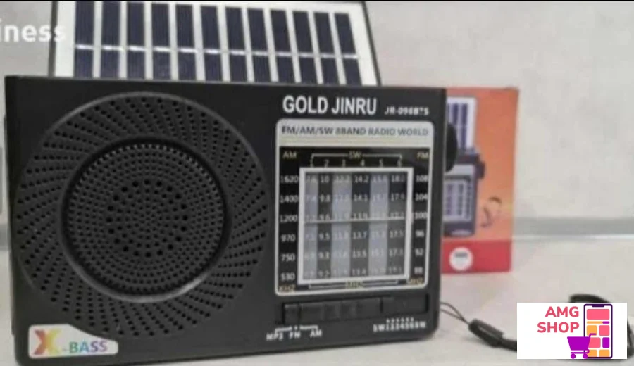 Radio tranzistor na baterije - struju i solarno punjenje -BT - Radio tranzistor na baterije - struju i solarno punjenje -BT