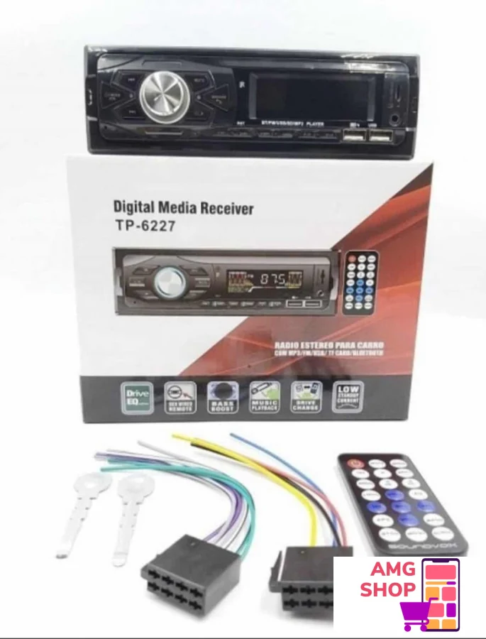 Radio za auto BT-USB-MP3 dalinski TP-6227C - Radio za auto BT-USB-MP3 dalinski TP-6227C