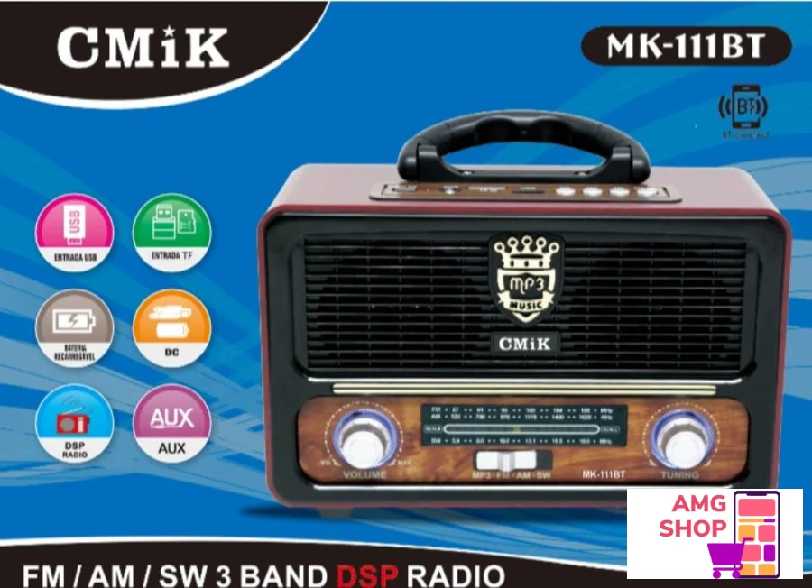RETRO radio CMIK MK-111BT - RETRO radio CMIK MK-111BT