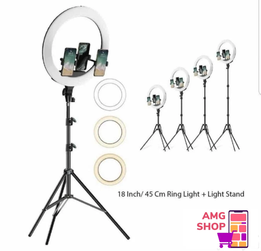 RING light 18" (45cm) sa stativom - RING light 18" (45cm) sa stativom