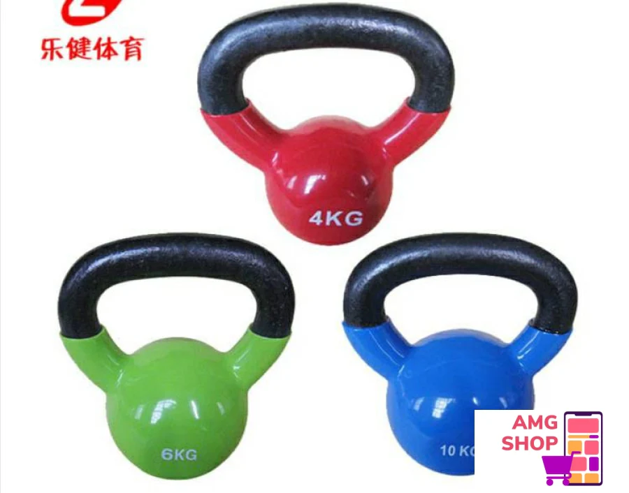 Rusko zvono Teg tegovi Kettlebell 4kg 6kg 10kg - Rusko zvono Teg tegovi Kettlebell 4kg 6kg 10kg