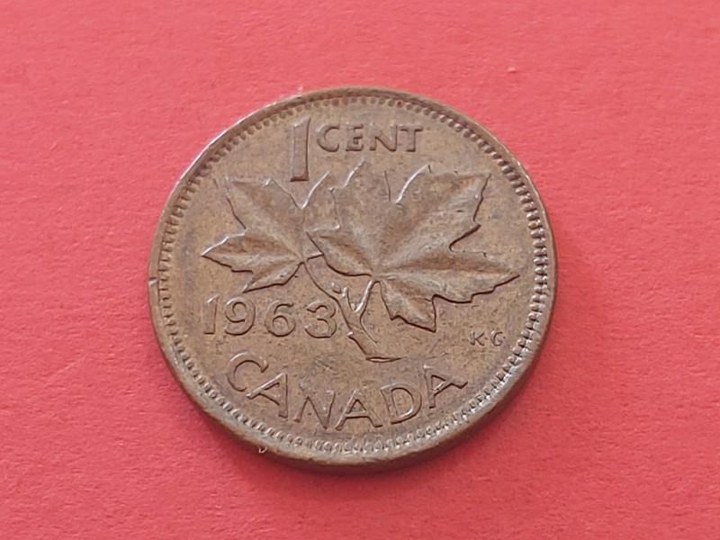 Kanada - 1 cent 1963 god