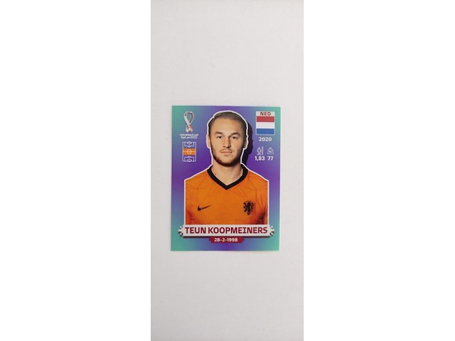 Panini FIFA 2022 international Qatar NED14