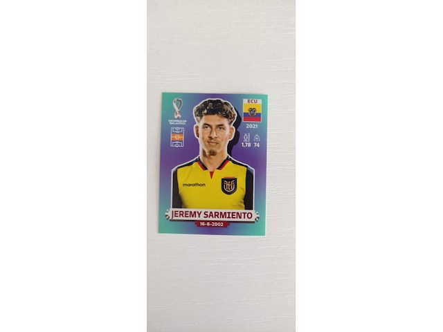 Panini FIFA 2022 international Qatar ECU15