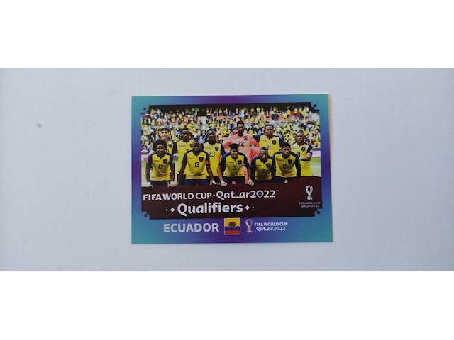 Panini FIFA 2022 international Qatar ECU01