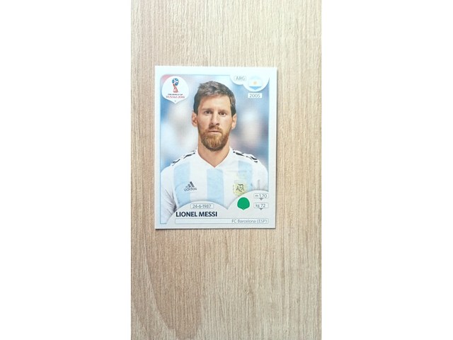 Panini Rusija Russia 2018 sličica broj 276 Messi