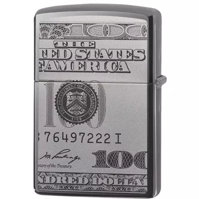 Zippo ZIPPO upaljač BLACK ICE CURRENCY DESIGN (49025)