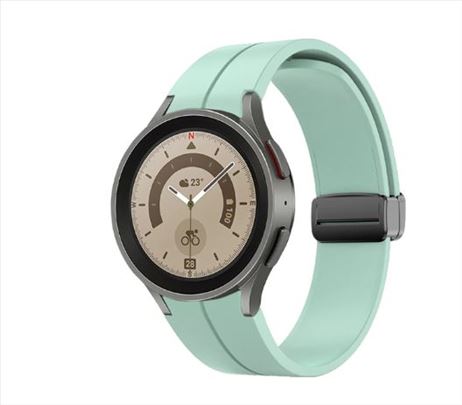 Svetlo zelena silikonska narukvica Samsung watch 4