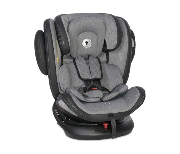 Lorelli auto sedište Aviator 0-36kg sa isofixom i rotacijom sedišta 360 stepeni- black/light grey (2023), 10071302336