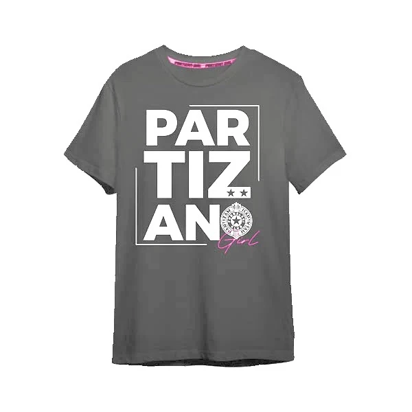 FK PARTIZAN ženska majica - PARTIZAN GIRL KVADRAT