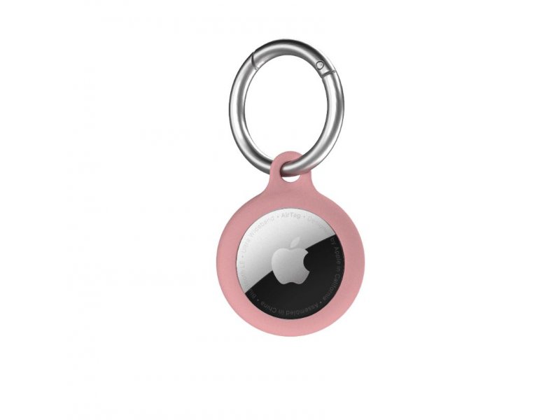 NEXT ONE Silicone Key Clip For AirTag Ballet Pink