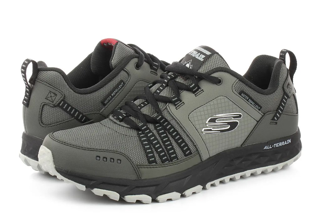 SKECHERS Muške patike Escape Plan 51591-CCBK sive