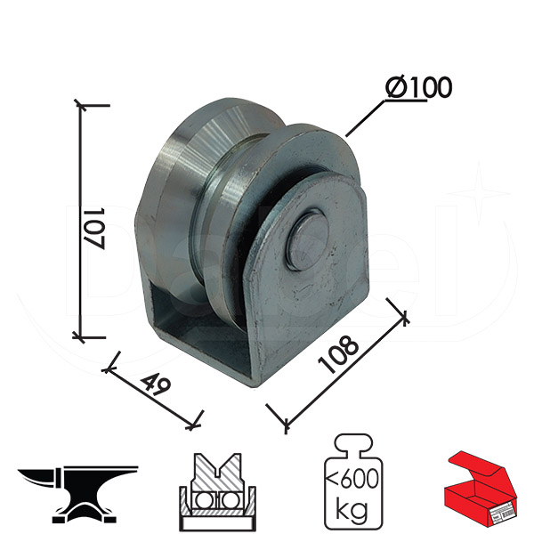 Točak za kliznu kapiju T1008