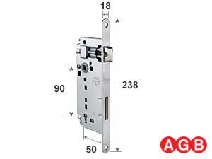 Brava za drvena vrata AGB490 ZnB 50/90/18/9 AGB Ključ