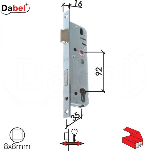 Brava za pvc vrata B2036 C Hr 35/92/16/8 3.stepen DBP1