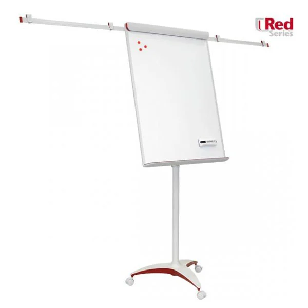 Tabla flipchart 2X3 TF18 RED Mobilechart Pro mobilna sa ramenima 70×100