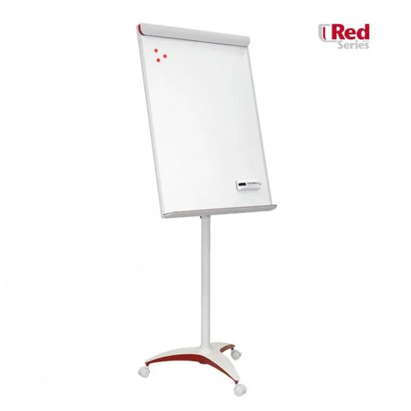 Tabla flipchart 2×3 TF17 red Mobilechart, mobilna 70×100