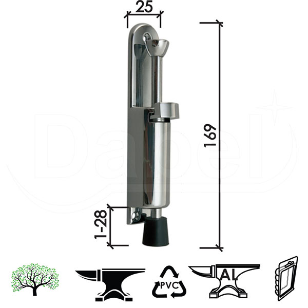 Stoper za vrata ST4012 Hr 25×159+10mm