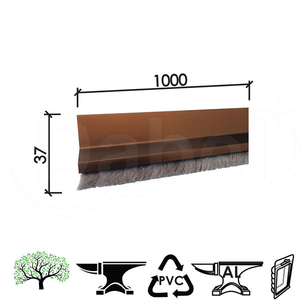 Lajsna diht za vrata ČT 2 Bz 37x1000mm