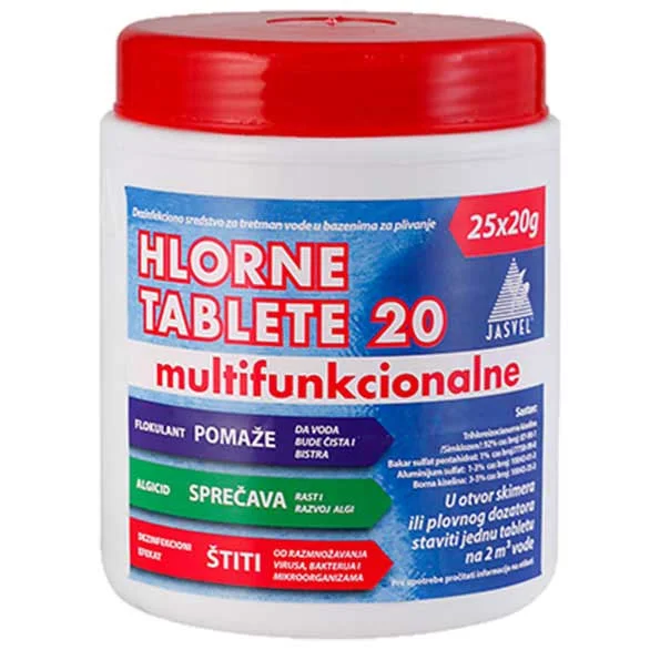 Hlorne tablete 20g multifunkcionalne 500g