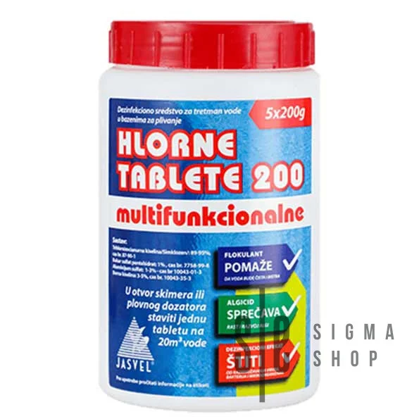 HLORNE TABLETE 200 MULTIFUNKCIONALNE 1kg