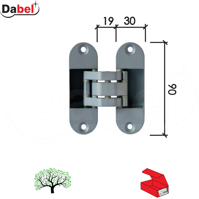 Šarka SOS za vrata SP9038 ZnB 30x90mm