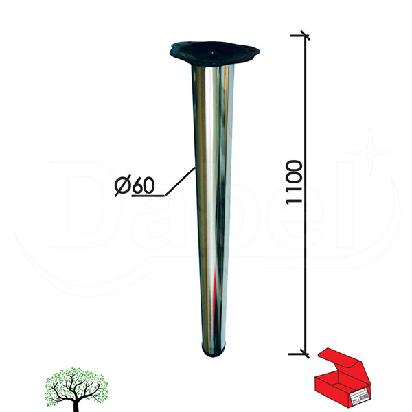 Noga za sto NO12 Hr fi60xH1100mm (131s)