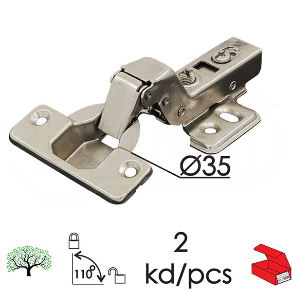 Šarka klap sa amortizerom ZnB 9100 fi35/110* (2kom) koleno DP2