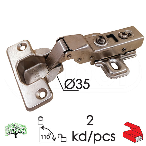 Šarka klap sa amortizerom ZnB 9104 fi35/110* (2kom) polukoleno DP2