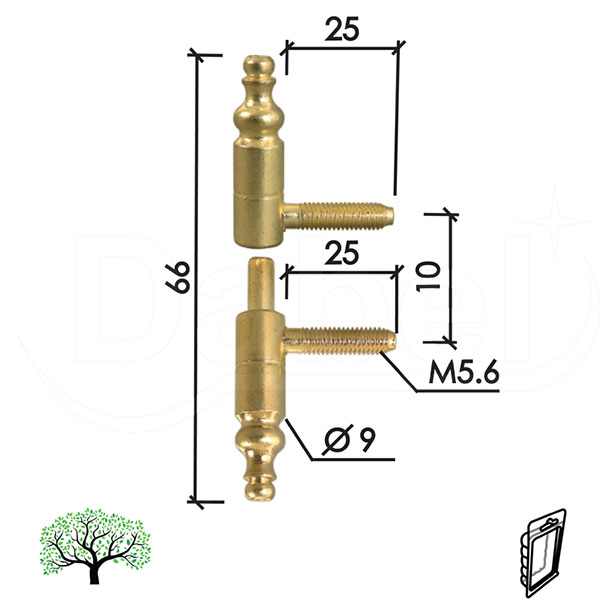 Šarka uvrtna za nameštaj SP605 fi9mm
