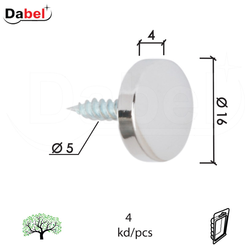 Maska za vijak MA01 Hr fi16mm za ogledalo fi 16mm(4kom) DPA