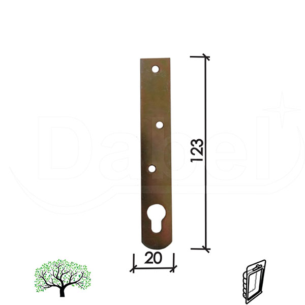 Vezač ravni WY-195 ZnŽ 123mm(2kom)DSP