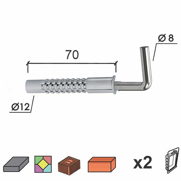 Tipl + L kuka TL1 ZnB fix12x60/6mm