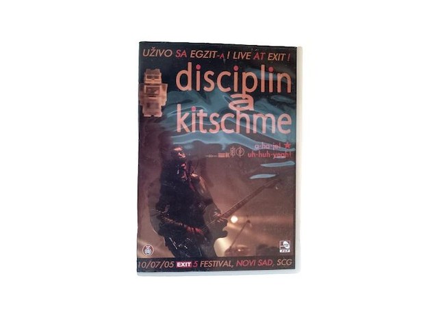 Disciplina Kitschme - Uživo sa Egzit-a original DVD
