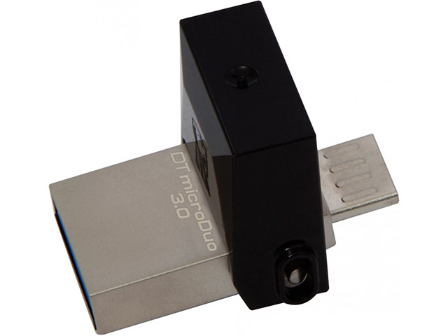 USB + microUSB fleš disk KINGSTON DataTraveler microDuo 3.0 32GB DTDUO3/32GB Crni