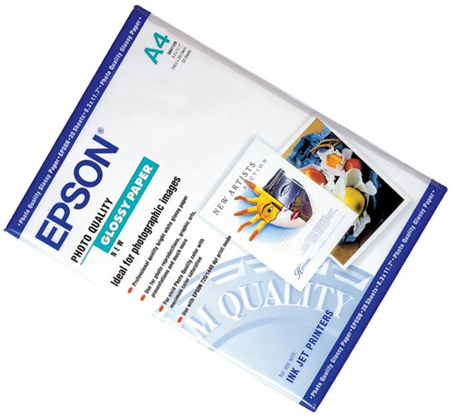 Foto papir sjajni EPSON S041126 C13S041126 Photo Quality Glossy A4 Format 297 x 210 milimetara 142 grama 20 listova