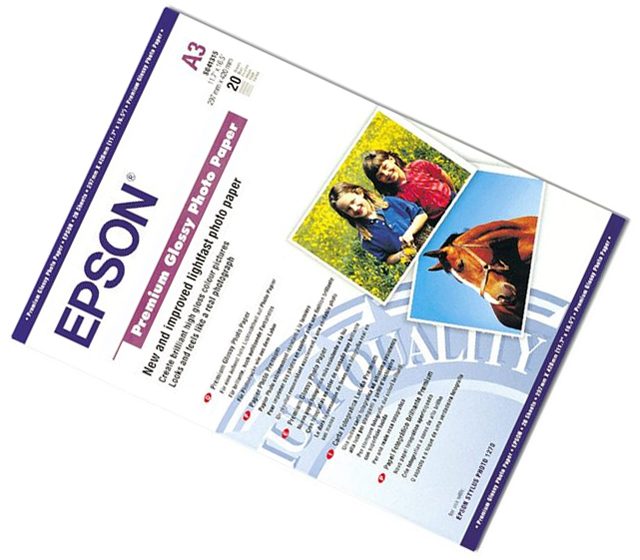 Foto papir sjajni EPSON S041315 C13S041315 Premium Glossy Photo A3 Format 297 x 420 milimetara 255 grama 20 listova