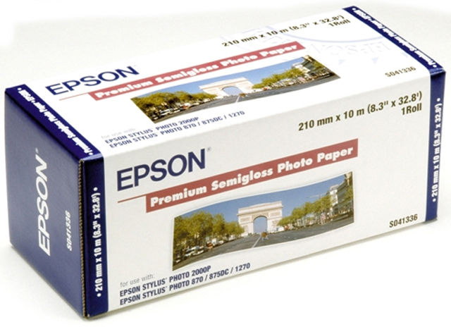 Foto papir u rolni polu sjajni EPSON S041336 C13S041336 Premium Semigloss 250 grama širina 210 milimetara dužina 10 metara