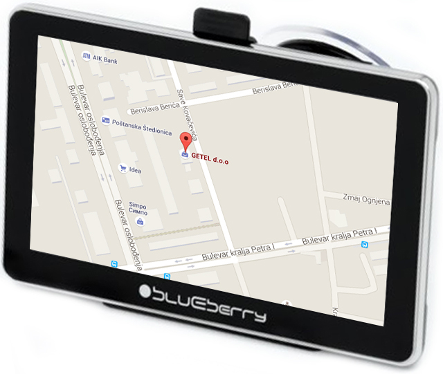 GPS Navigacija BLUEBERRY 2GO447 4.3 inča 10.92 centimetra