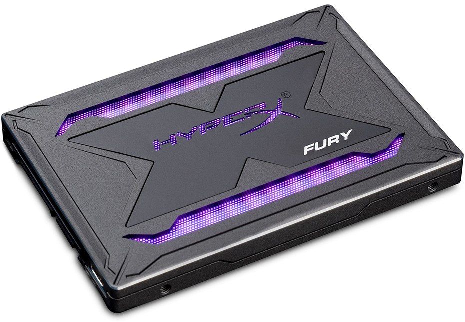 SSD Solid State Drive KINGSTON HyperX FURY RGB / kapacitet 240GB / interfejs SATA / format 2.5 inča / TBW 120TB / Čitanje 550MBs / Pisanje 480MBs / IOPS Čitanje 25.000 fajlova / IOPS Pisanje 79.00...