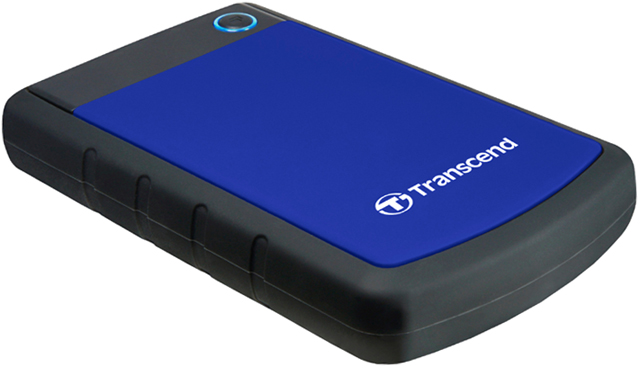 Eksterni hard disk TRANSCEND StoreJet Anti-Shock / kapacitet 1TB / veličina 2.5 inča / interfejs USB 3.0 / model TS1TSJ25H3B