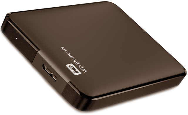 Eksterni hard disk WESTERN DIGITAL Elements Portable / kapacitet 1TB / veličina 2.5 inča / interfejs USB 3.0 / model WDBUZG0010BBK-WESN