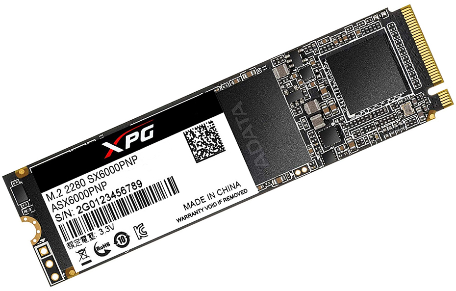 SSD Solid State Drive ADATA XPG SX6000 Pro / kapacitet 512GB / interfejs PCIe NVMe / format M.2 2280 / TBW 300TB / Čitanje 2.100MBs / Pisanje 1.400MBs / IOPS Čitanje 250.000 fajlova / IOPS Pisanje...