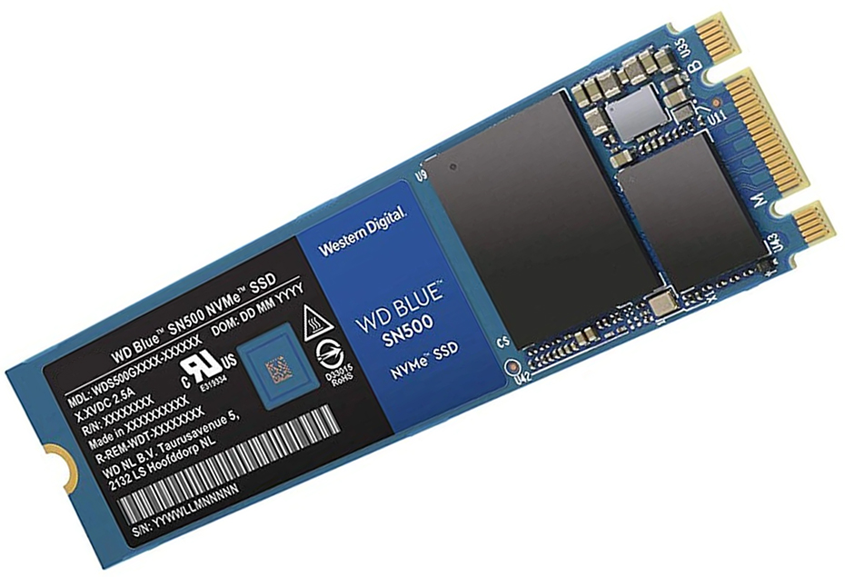 SSD Solid State Drive WESTERN DIGITAL Blue SN550 / kapacitet 1TB / interfejs PCIe NVMe / format M.2 2280 / TBW 600TB / Čitanje 2.400MBs / Pisanje 1.950MBs / IOPS Čitanje 410.000 fajlova / IOPS Pis...