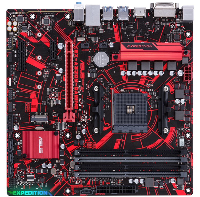 Matična ploča ASUS AMD / Socket AM4 / čipset A320 / memorija 4 x DDR4 / video izlaz DVI HDMI 1.4 / skladištenje podataka M.2 Socket 3 i 4 x SATA / eksterni port 4 x USB 3.1 / eksterni port 2 x USB...