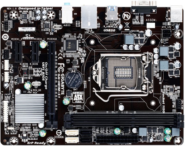 Matična ploča GIGABYTE INTEL GA-H81M-S1 Micro ATX 2xDDR3 2xSATAII 2xSATAIII 2xUSB 3.0 4xUSB 2.0 3xPCI Express 1xVGA Socket 1150